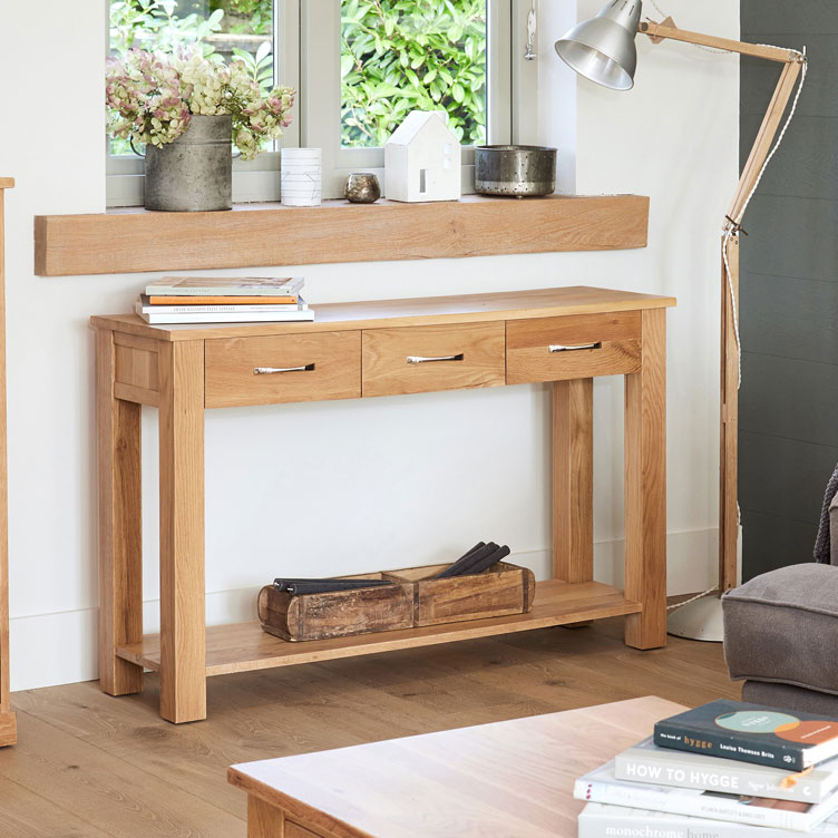 Oak Console Tables | Free Delivery & Returns | Oak World