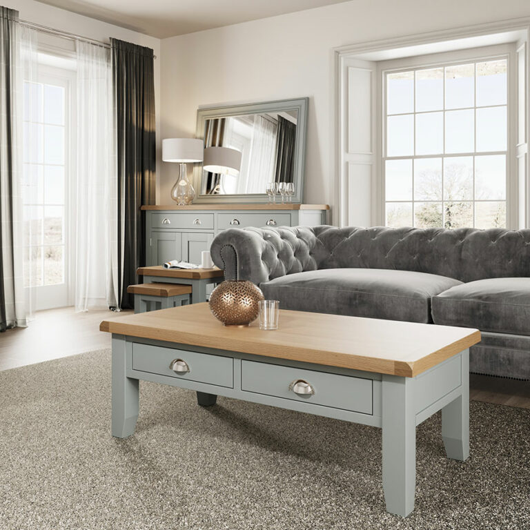 Woodbridge Grey Painted Furniture | Living & Bedroom Furniture | Oak World