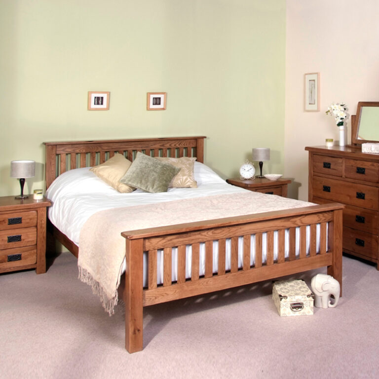 Oak Beds | Wooden & Painted Beds | Double, King & Single | Oak World