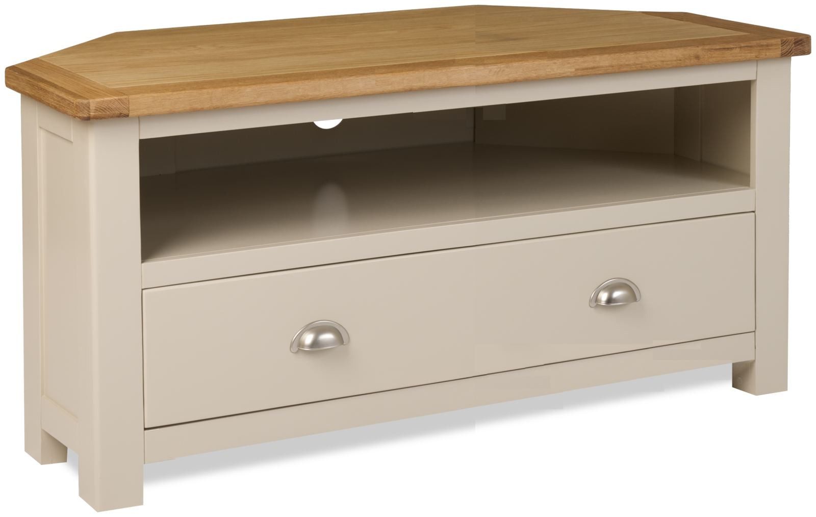 Oak Corner TV Cabinets | Hardwood & Painted Corner TV Units | Oak World