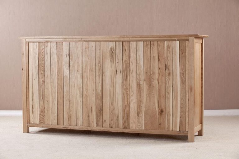 Devon Oak Large Sideboard With 3 Doors & 3 Drawers | Assembled ...