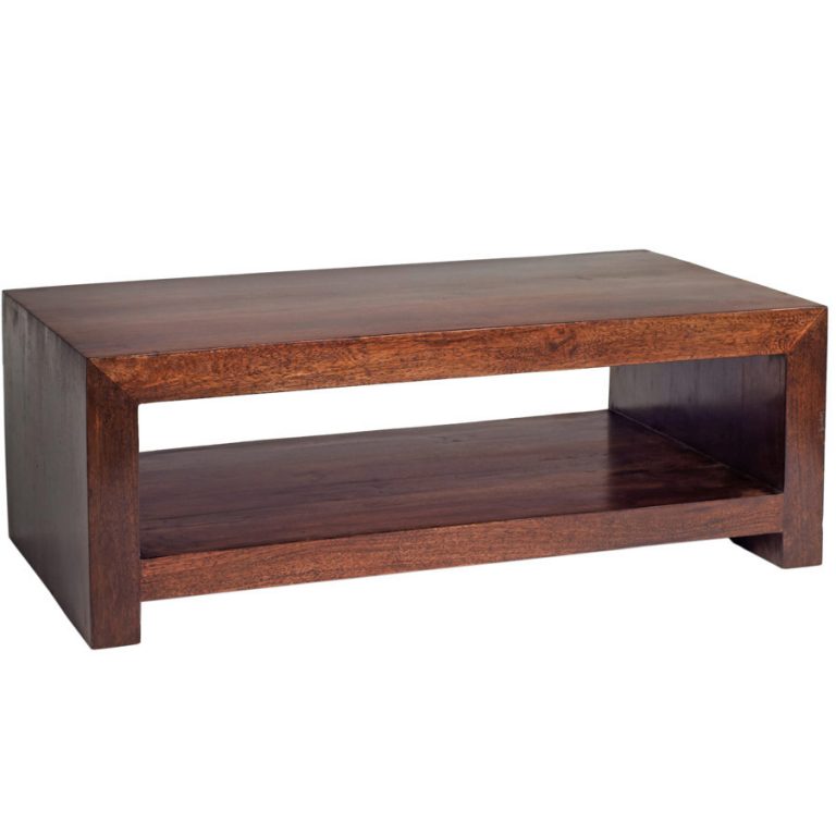 Malda Dark Mango Coffee Table | Oak World