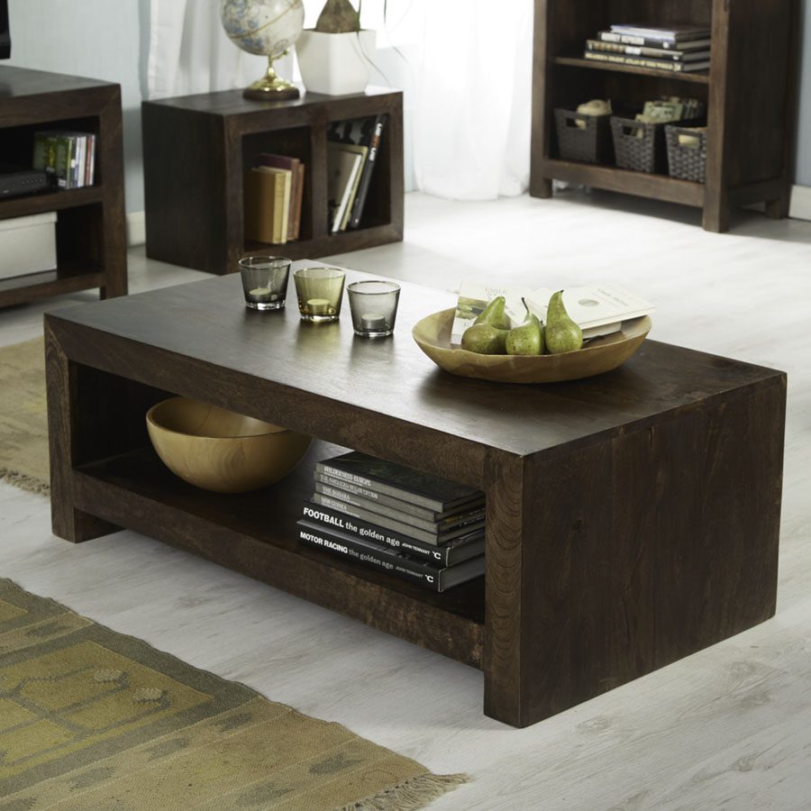 Malda Dark Mango Coffee Table | Oak World