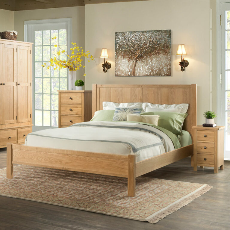 Oak Beds | Wooden & Painted Beds | Double, King & Single | Oak World