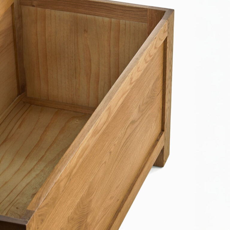 Salisbury Rustic Oak Blanket Box | Wax Finish | Oak World