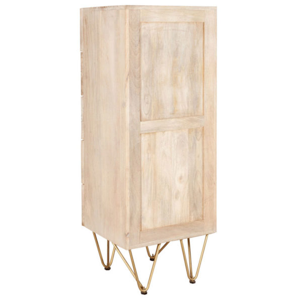 Light Gold Tall Chest of Drawers | Oak World