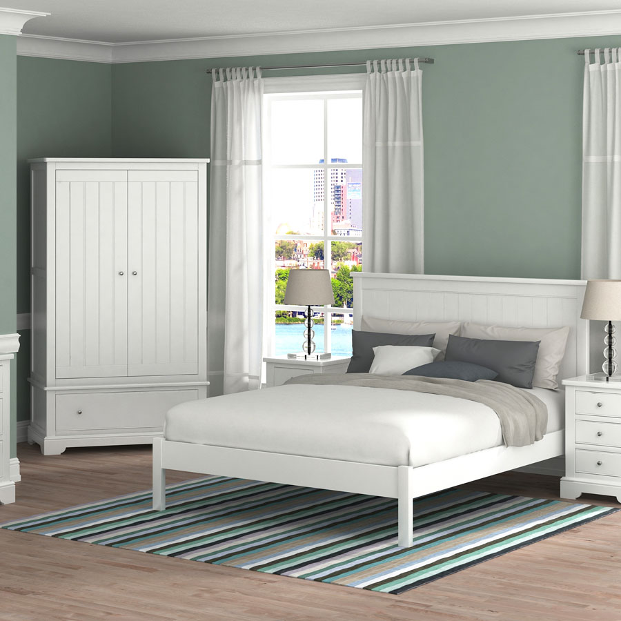 Cartmel White Single Bed | Free Delivery And Returns