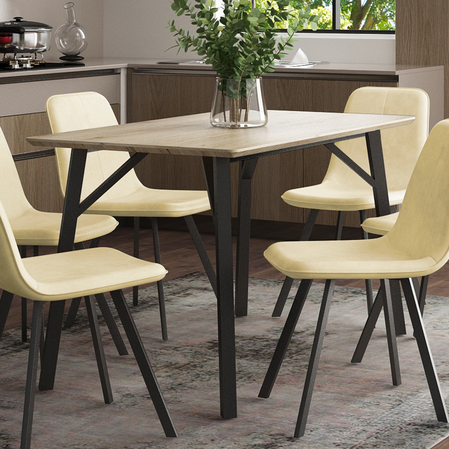 Delta Contemporary 4ft Dining Table | Free Delivery & Returns