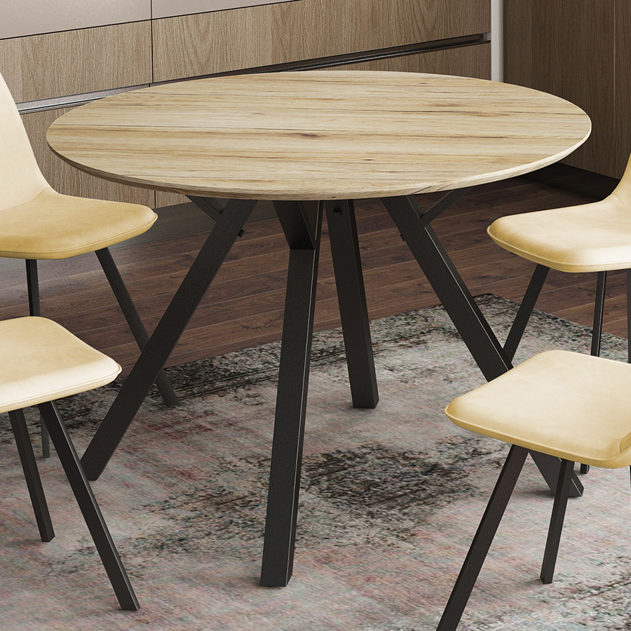 Delta Contemporary Round Dining Table | Free Delivery & Returns