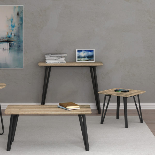 Delta Contemporary Console Table | Oak World