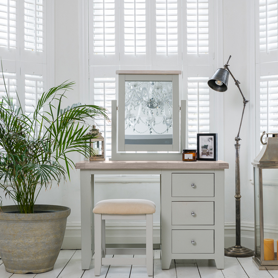 Grey Oak Dressing Tables | Free Delivery & Returns | Oak World