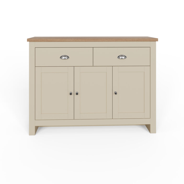 Fife Cream Large Sideboard | Cream | Oak World