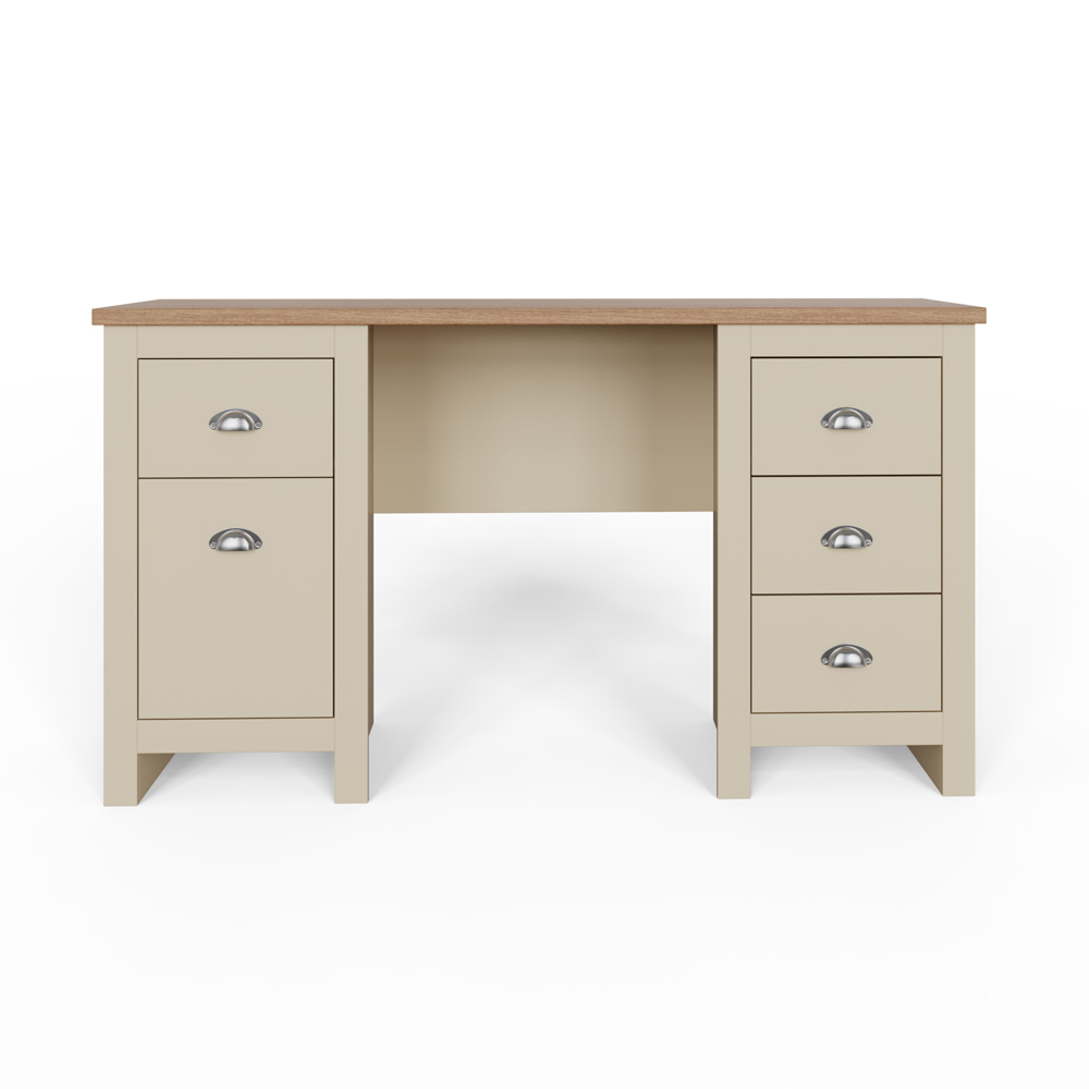 Fife Cream Desk | Cream | Self Assembly | Clearance | Oak World