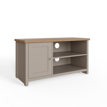 Fife Grey Small TV Cabinet | Grey | Oak World