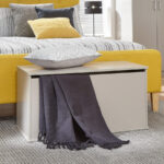 Elgin 4 Piece Bedroom Set Wardrobe Chest & Bedsides | White | Oak World