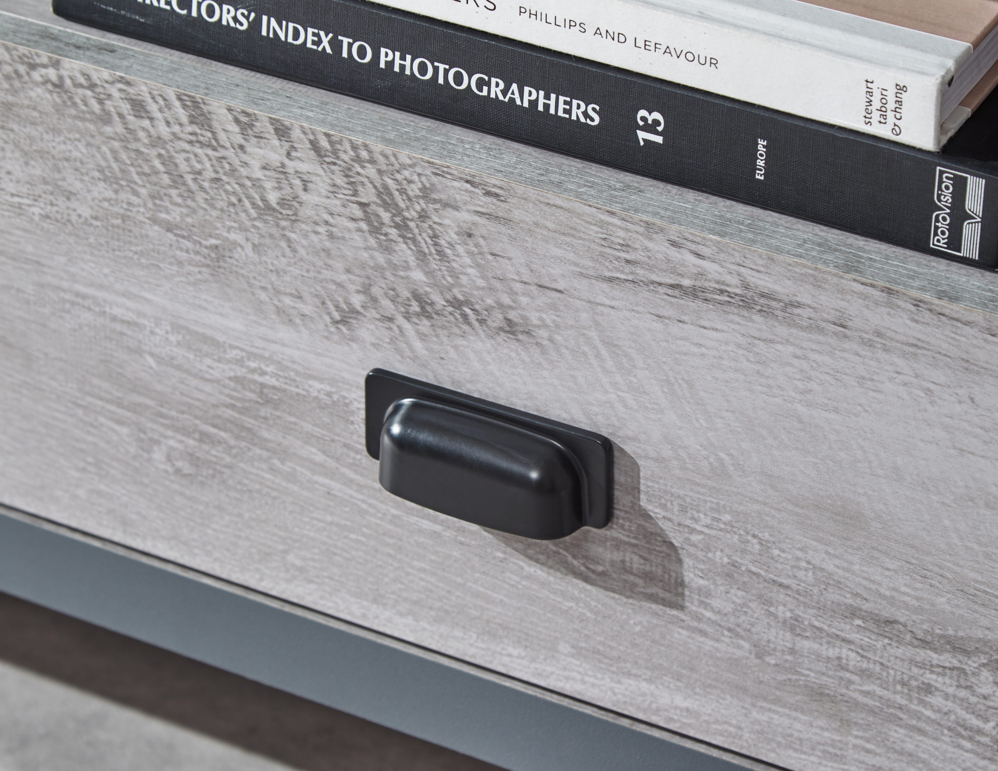 Fenway Corner TV Unit | Grey | Oak World