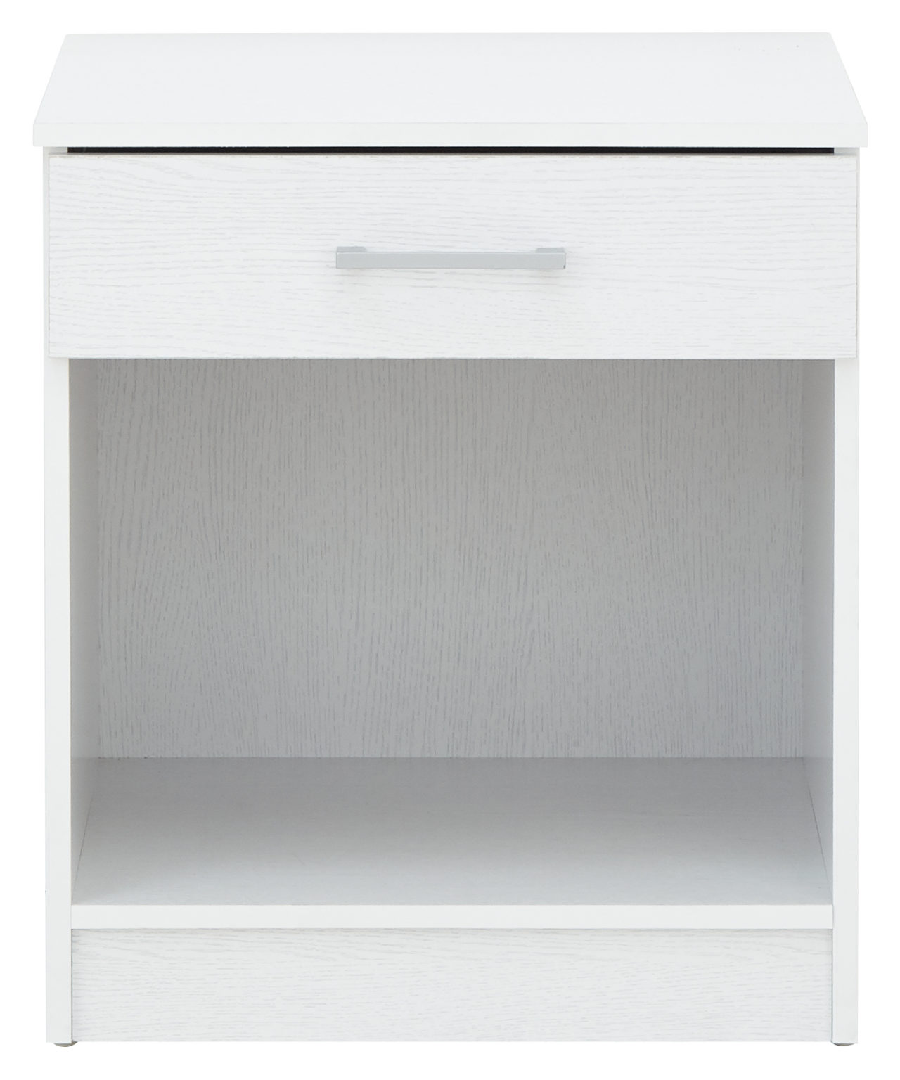 Elgin 4 Piece Bedroom Set Wardrobe Chest & Bedsides | White | Oak World