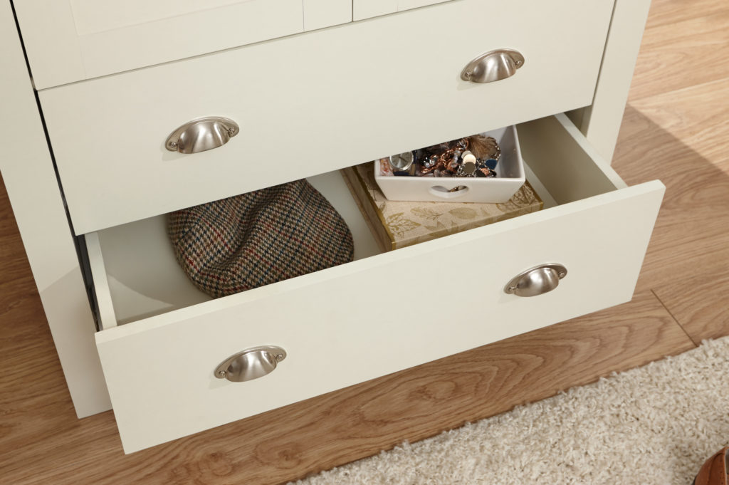 Fife Cream 2 Door 2 Drawer Wardrobe | Cream | Oak World