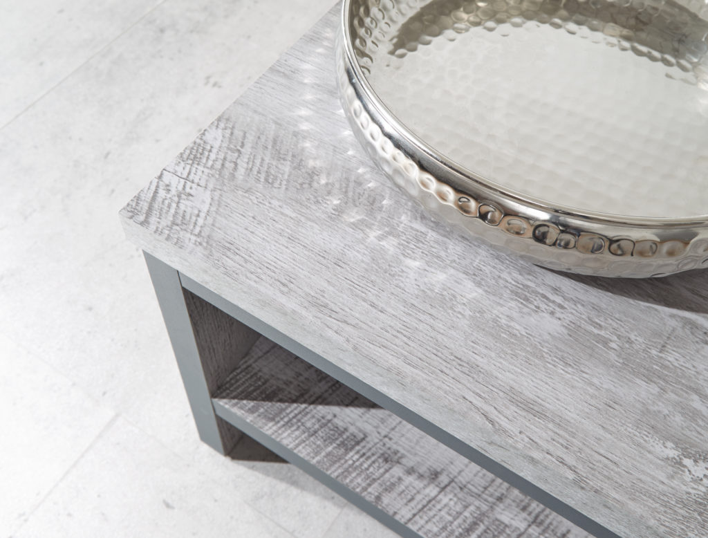 Fenway Simple Coffee Table | Grey | Oak World