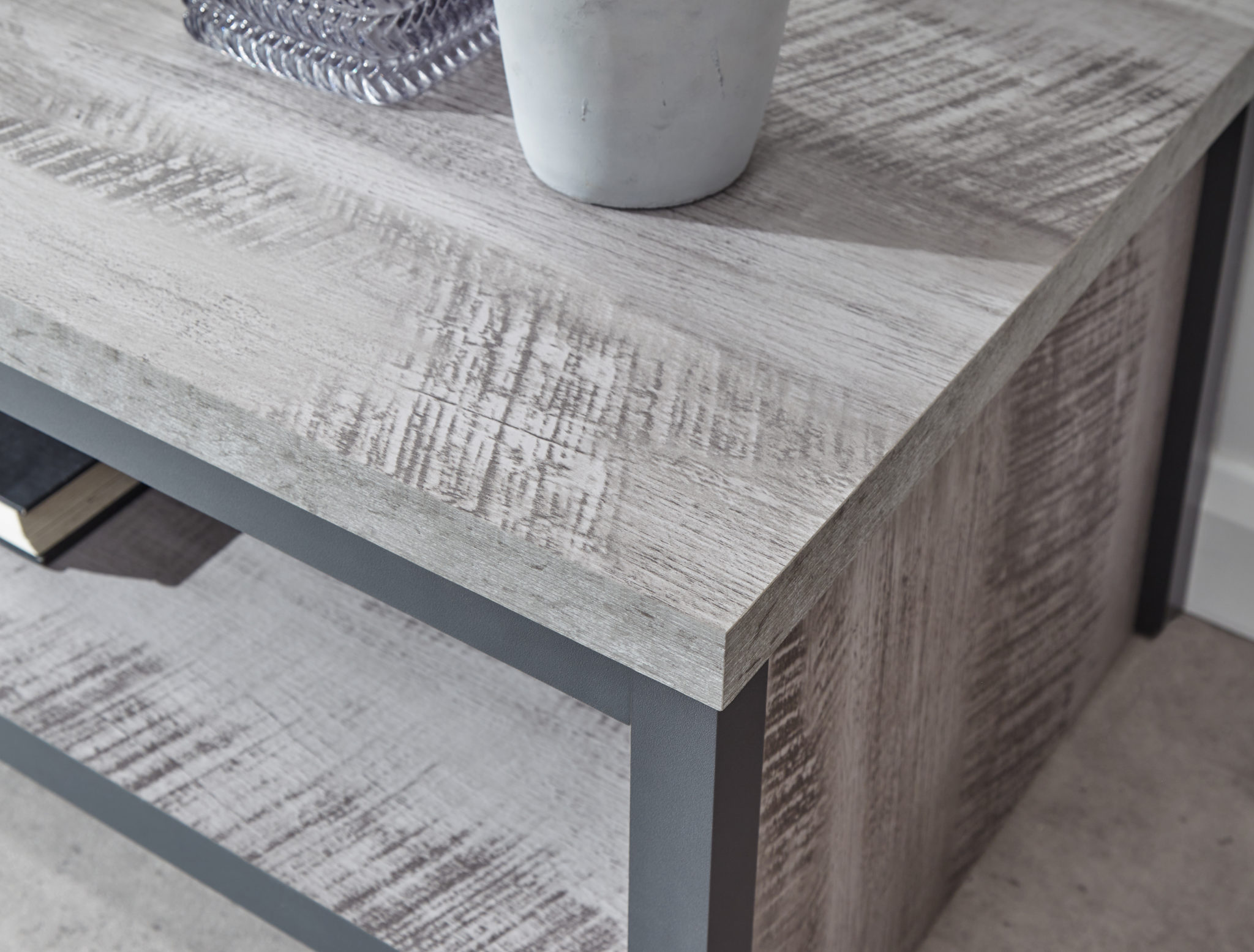 Fenway Simple Coffee Table | Grey | Oak World