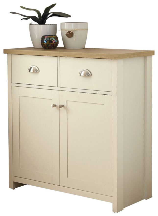 Fife Cream Compact Sideboard | Cream | Self Assembly | Oak World