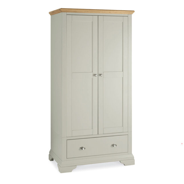 Grenada Grey & Oak Double Wardrobe | Oak World