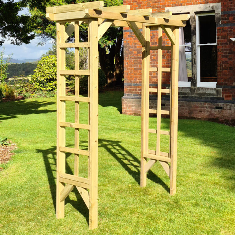 Timber Rose Arch | 4ft - Churnet Valley | Oak World