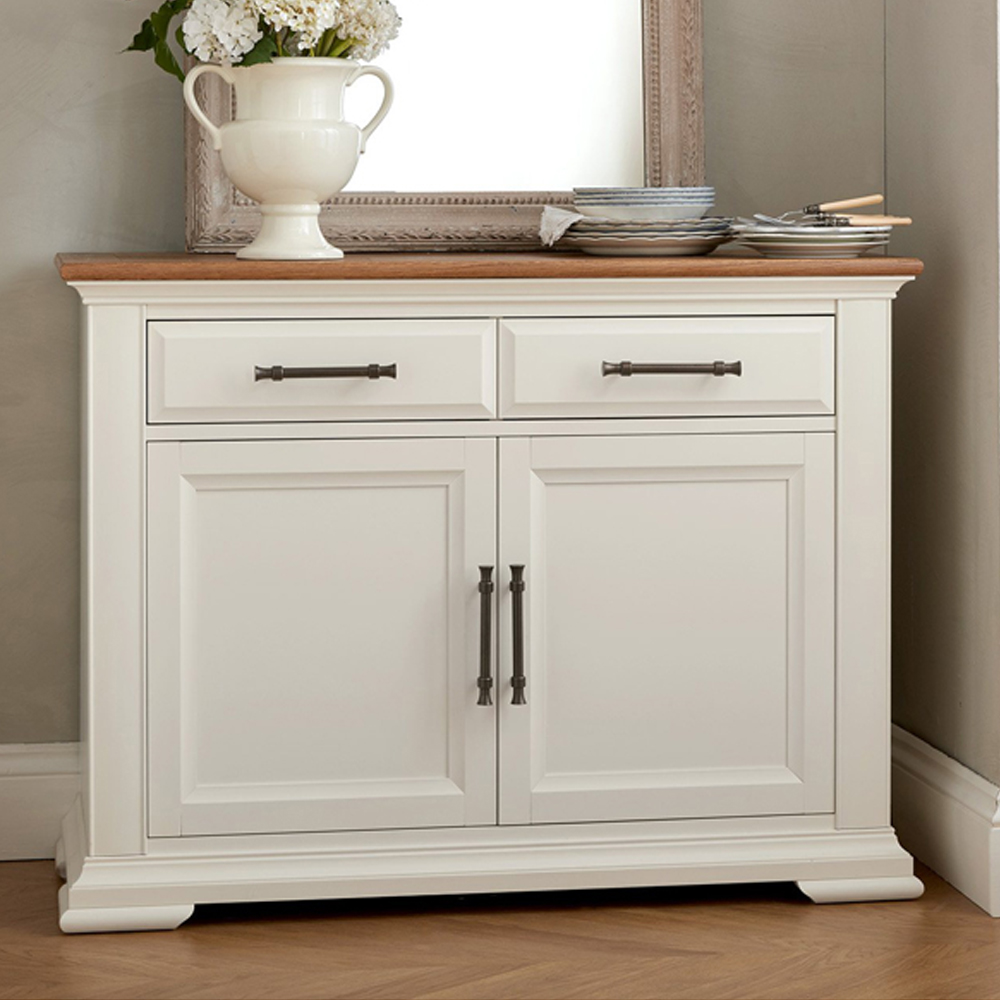 Whitby Ivory Narrow Sideboard Two Tone