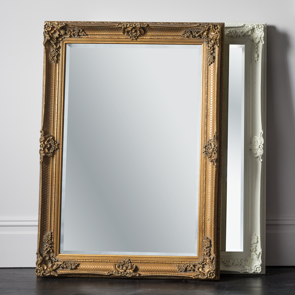 Reflections Rectangle Mirror | Gold | Oak World
