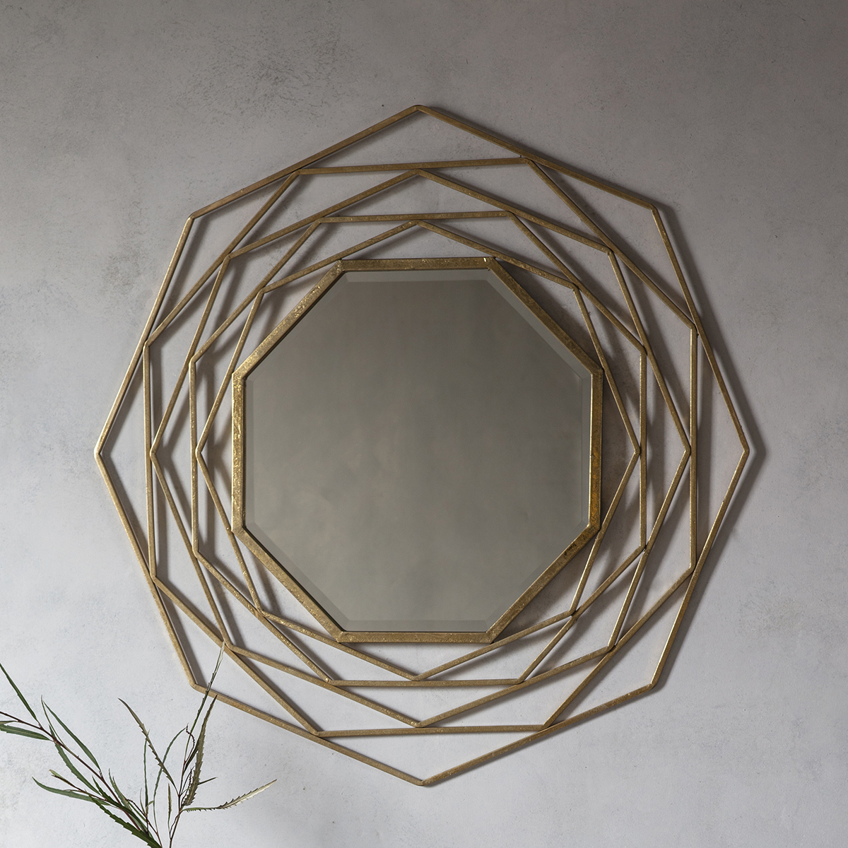 Reflections Mirror | Gold | Oak World
