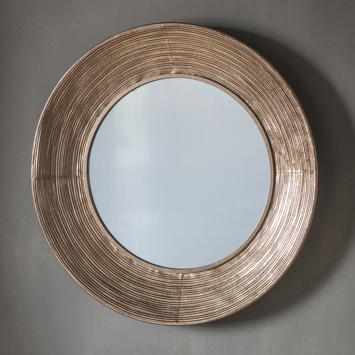 Reflections Round Mirror | Bronze | Oak World