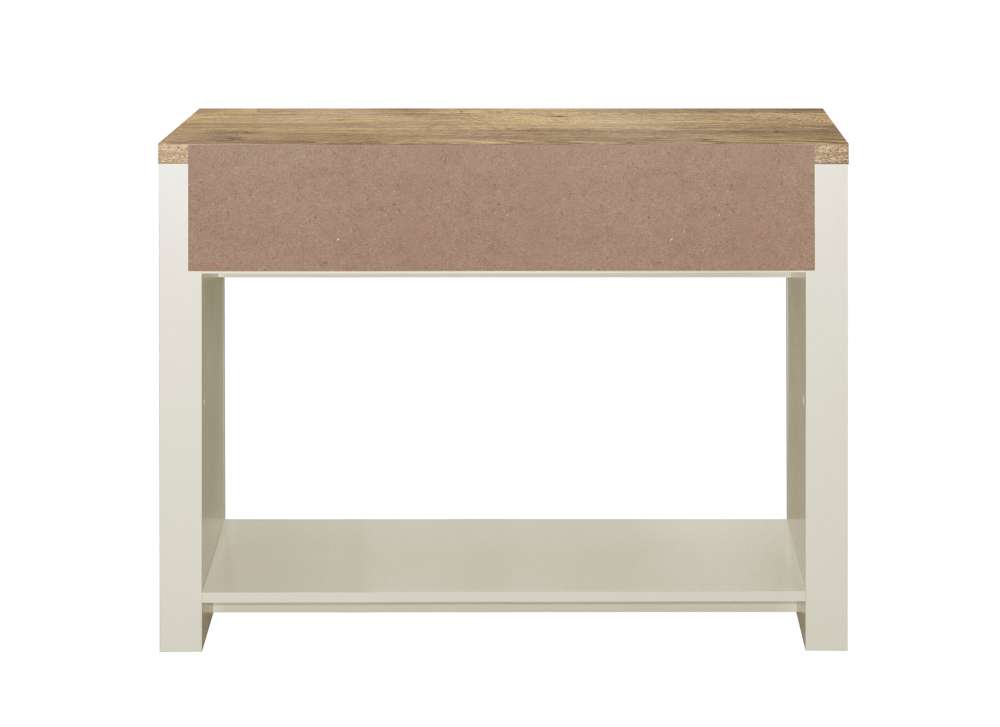 Cullercoats 2 Drawer Console Table | Cream & Oak | Oak World
