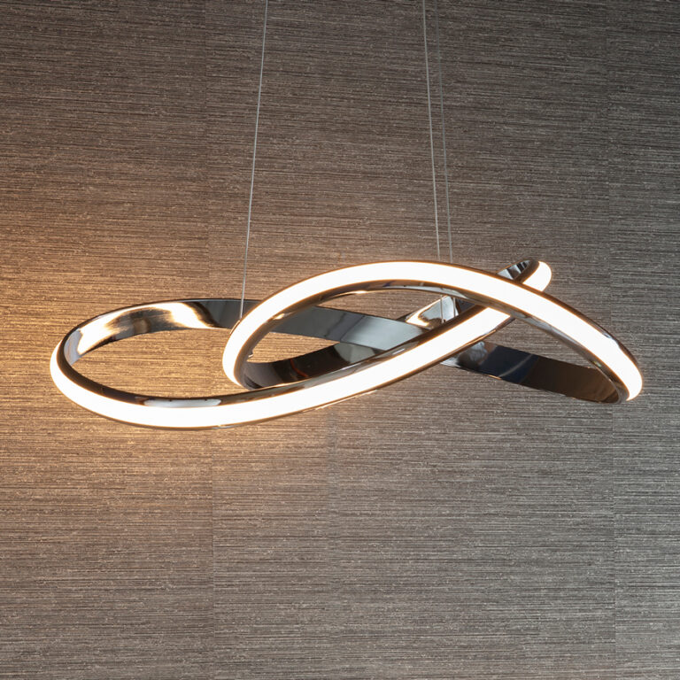 Aria Pendant Light - Polished Chrome | Oak World