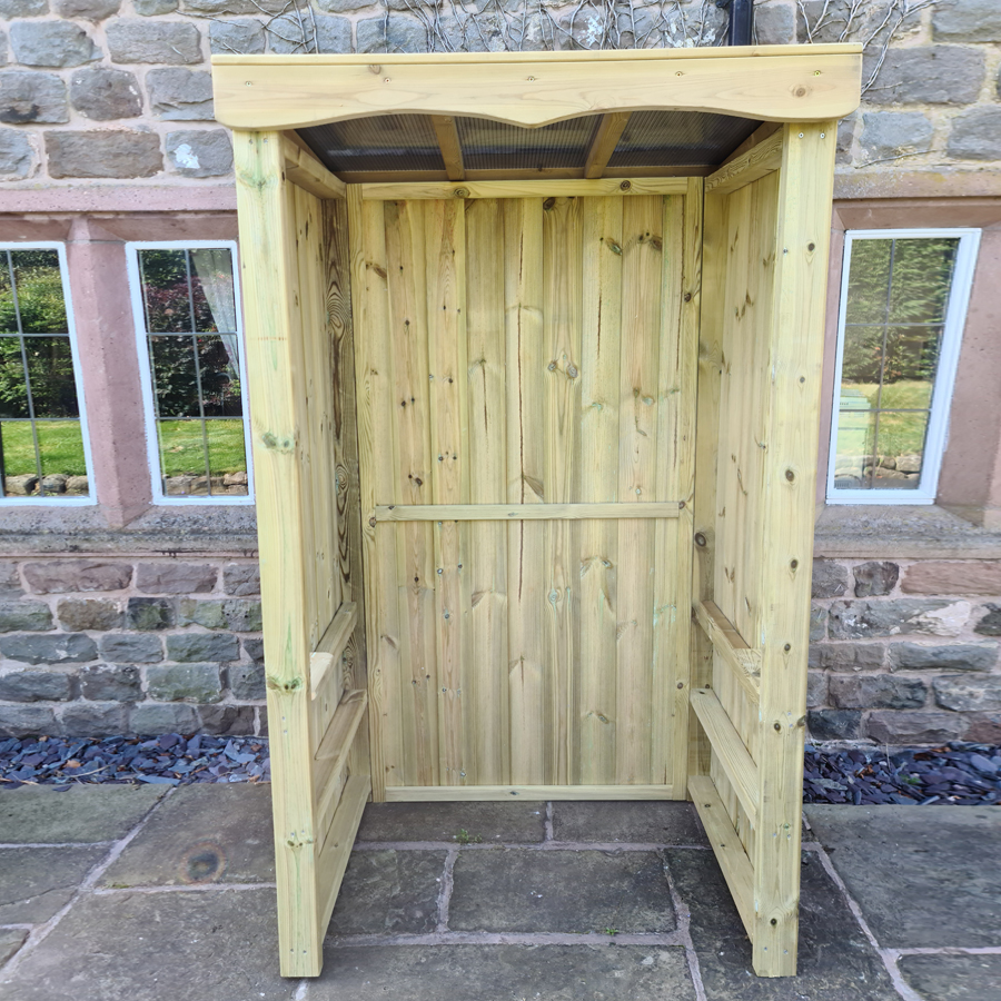 Small Timber Smoking Shelter - Churnet Valley | Oak World