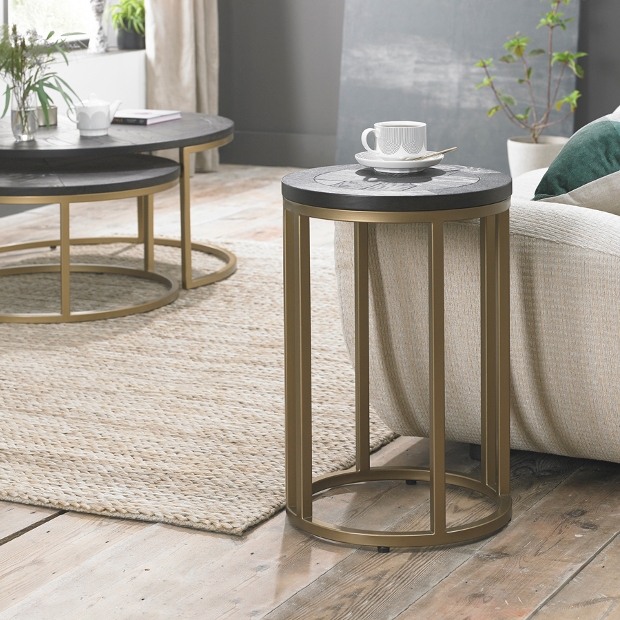 Salen Dark Side Table | Oak World