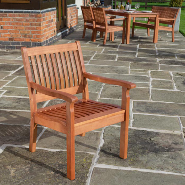 Oakworld Alfresco Timber Armchair | Oak World