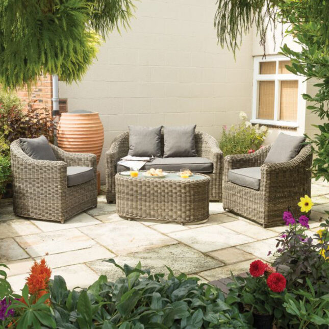 Valencia Rattan Sofa Set | Natural Weave | Oak World