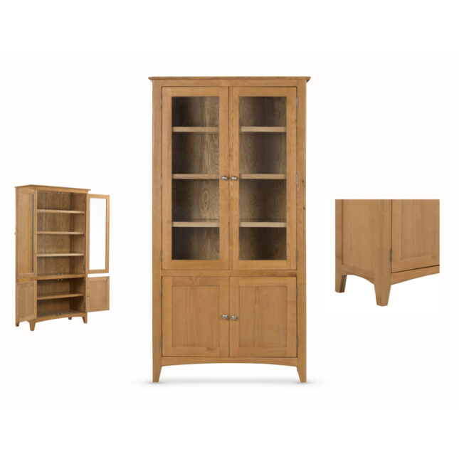 Tiree Oak High Display Unit | Oak World
