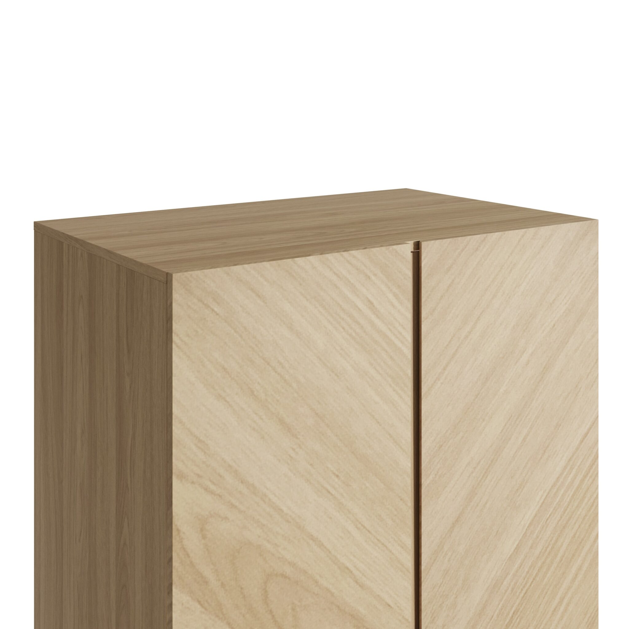 Phoenix 2 Door 1 Drawer Wardrobe | Euro Oak | Oak World