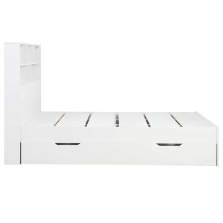 Alfie Double Storage Bed | White | Oak World