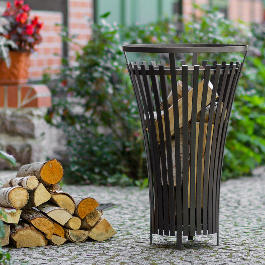 Flame Fire basket | Oak World