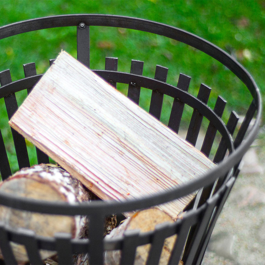Flame Fire basket | Oak World