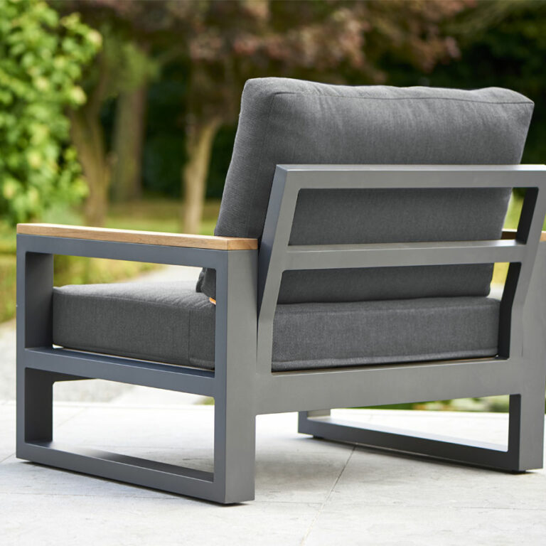 Soho Corner with Arms Grey | Oak World