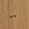 Ancroft Waxed Oak Triple Wardrobe | Oak World