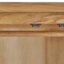 Ancroft Waxed Oak Triple Wardrobe | Oak World