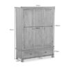 Ancroft Waxed Oak Triple Wardrobe | Oak World