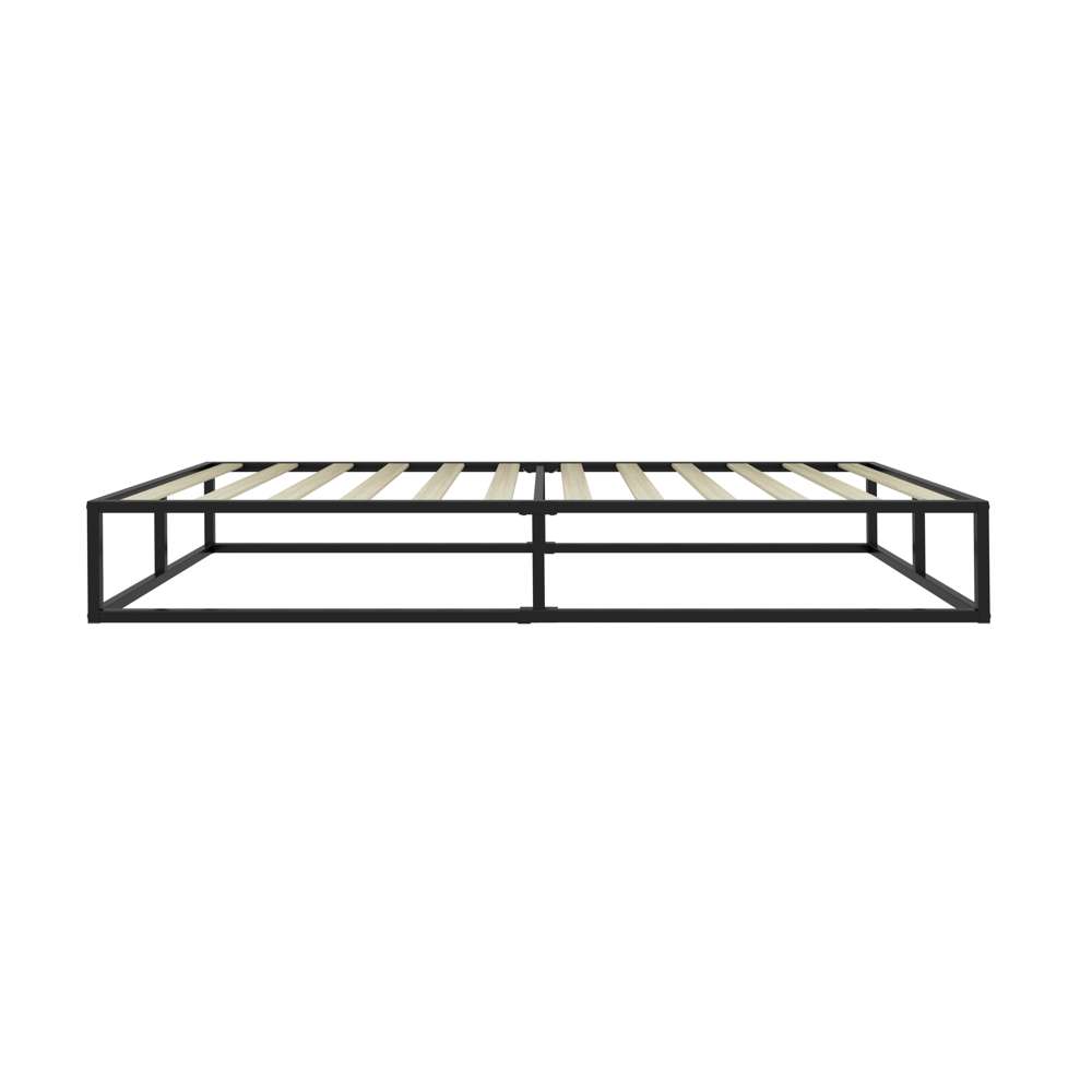 Soho Metal Platform Single Bed Black | Oak World