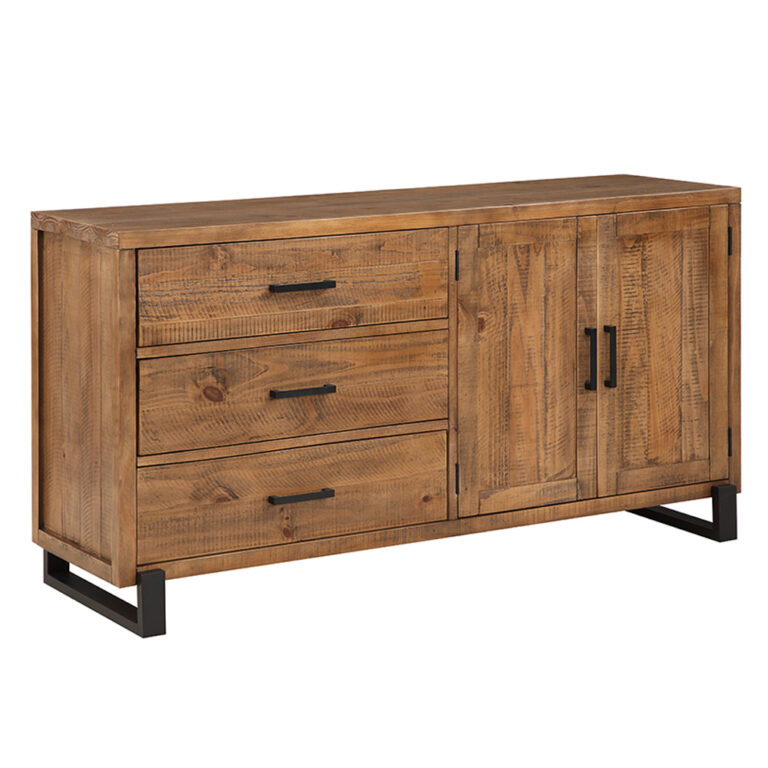 Barnsbury Rustic 2 + 3 Sideboard | Self Assembly | Oak World