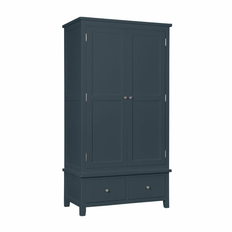 Geneva Painted Gents Wardrobe - Blue | Oak World
