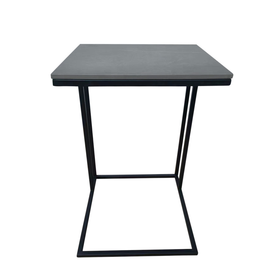Artemis End Table | Assembled Grey | Oak World